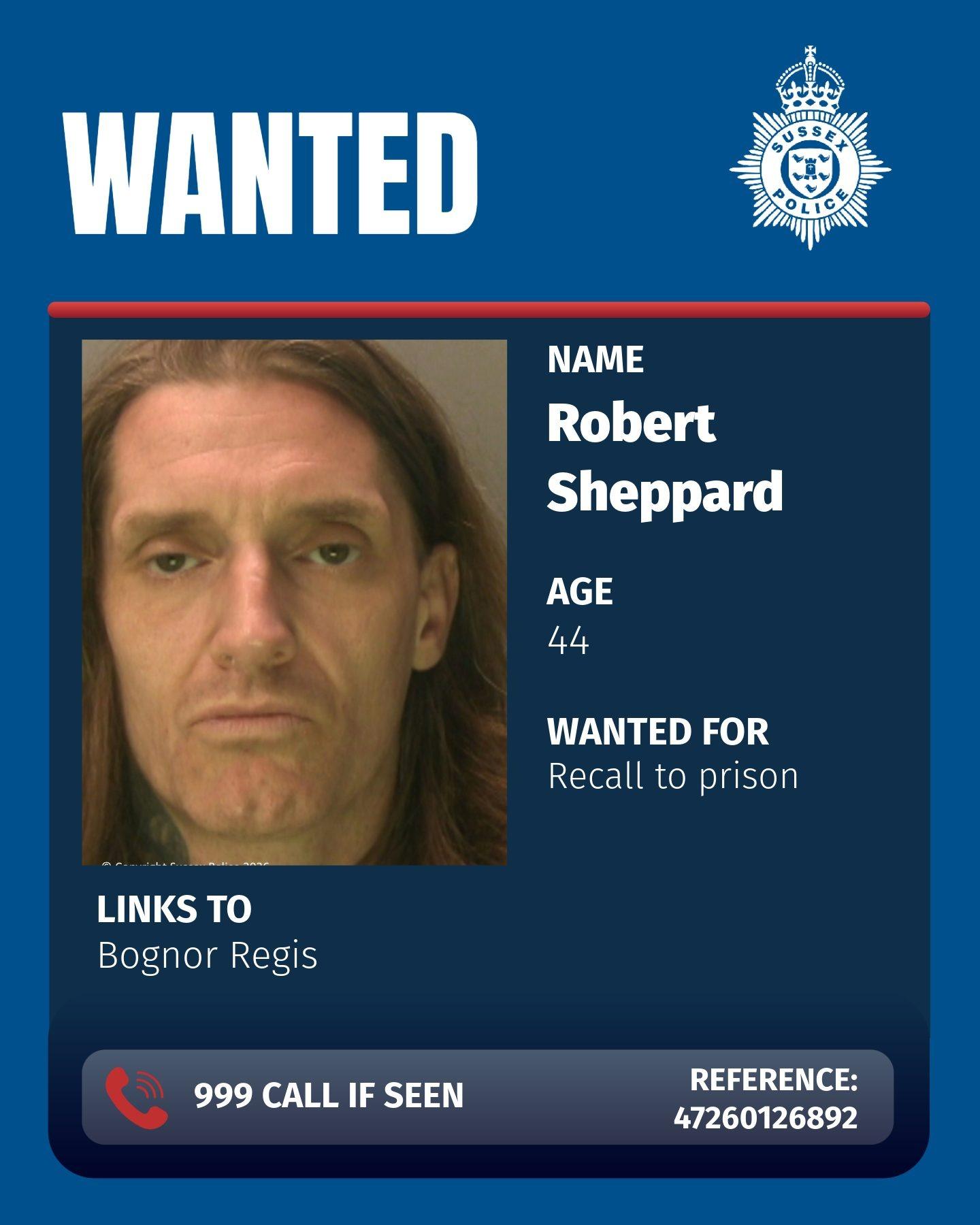 Police issue appeal to locate wanted men with links across Sussex