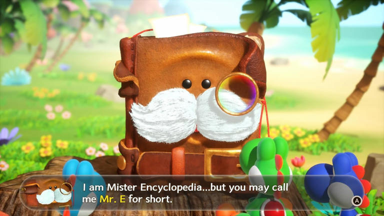 Yoshi and the mysterious book bug can trap you in the index