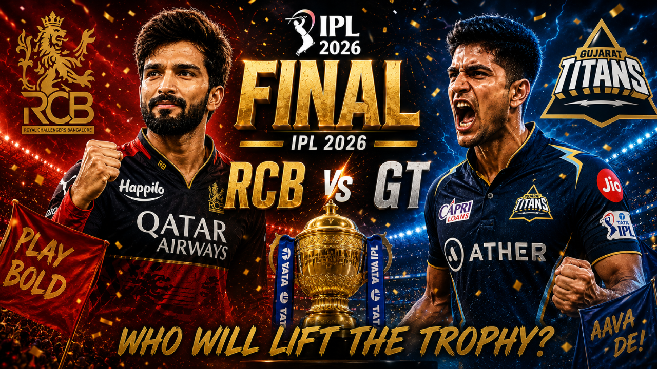 RCB vs GT IPL 2026 final - Date, time, venue, tickets, head to head ...