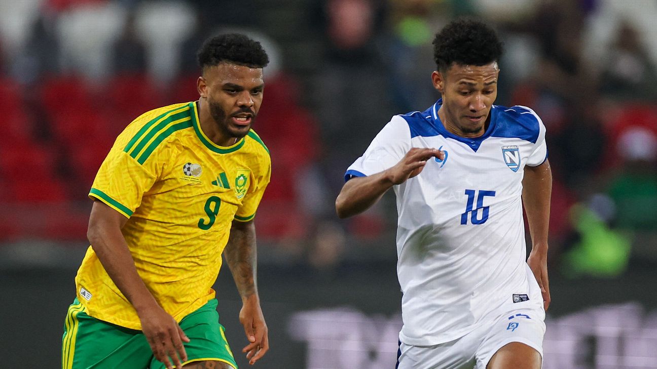 South Africa vs Nicaragua - Toothless Bafana record 85% possession in ...