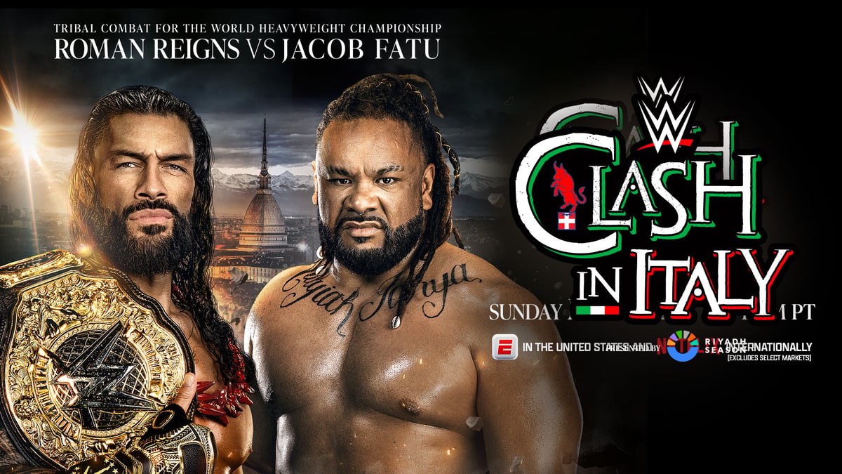WWE Clash in Italy: UK start time, confirmed match card and results