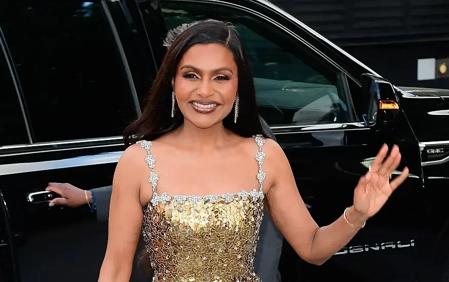 Mindy Kaling’s gold gown premiere spotlights health-driven transformation