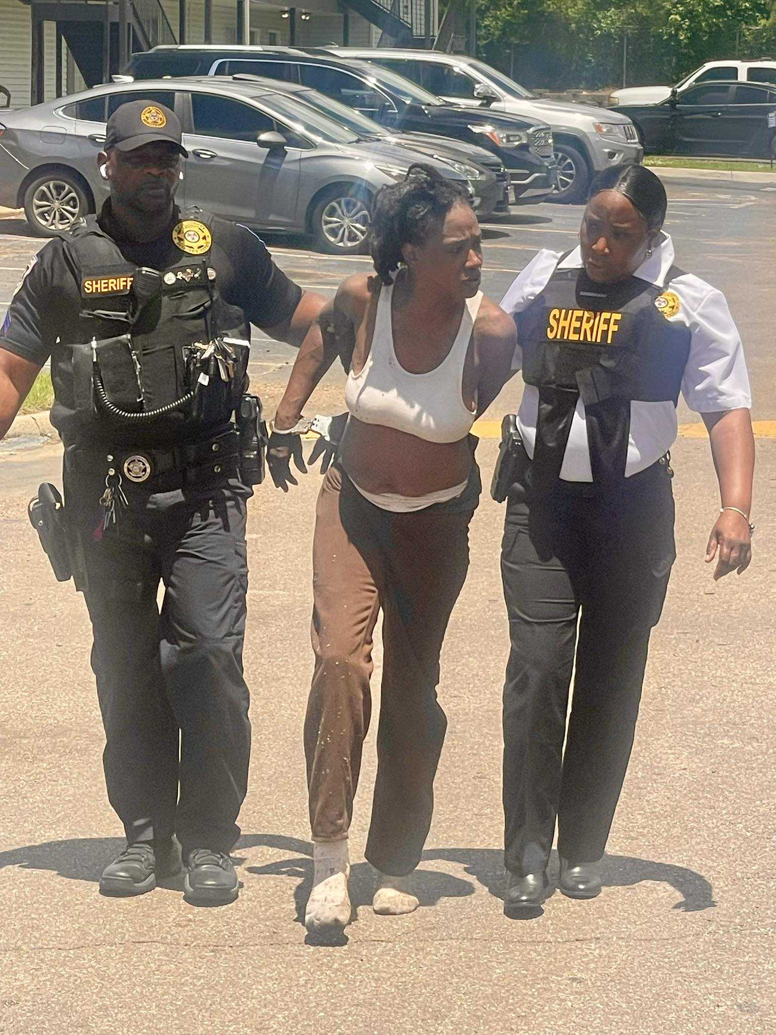 Escaped detainee captured at apartment complex off Hwy 18