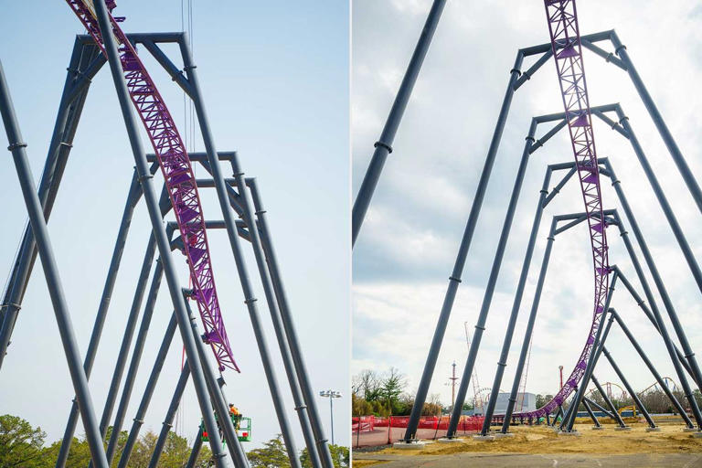 Six Flags' secretive new coaster will be among 'top 5' tallest in the ...