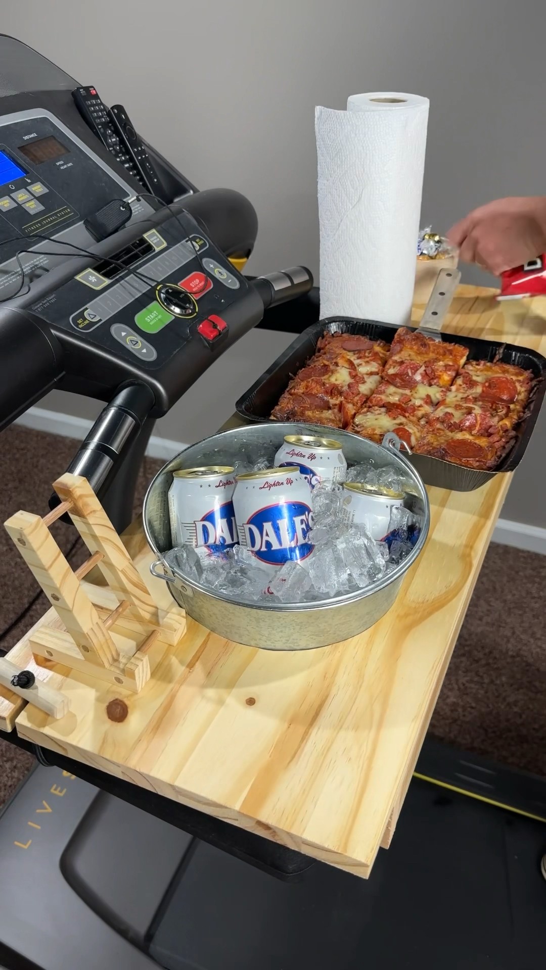 My wife said I should start using the treadmill