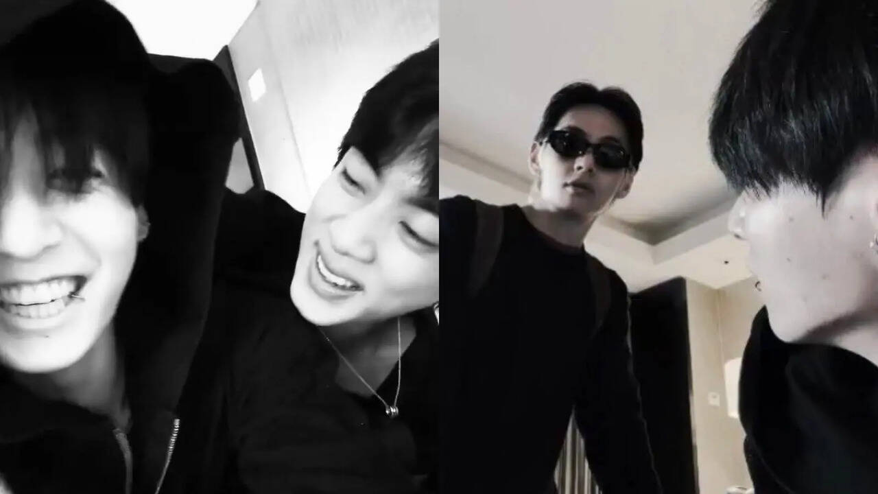 BTS's Jungkook's serene live stream disrupted by Jin and V - their ...