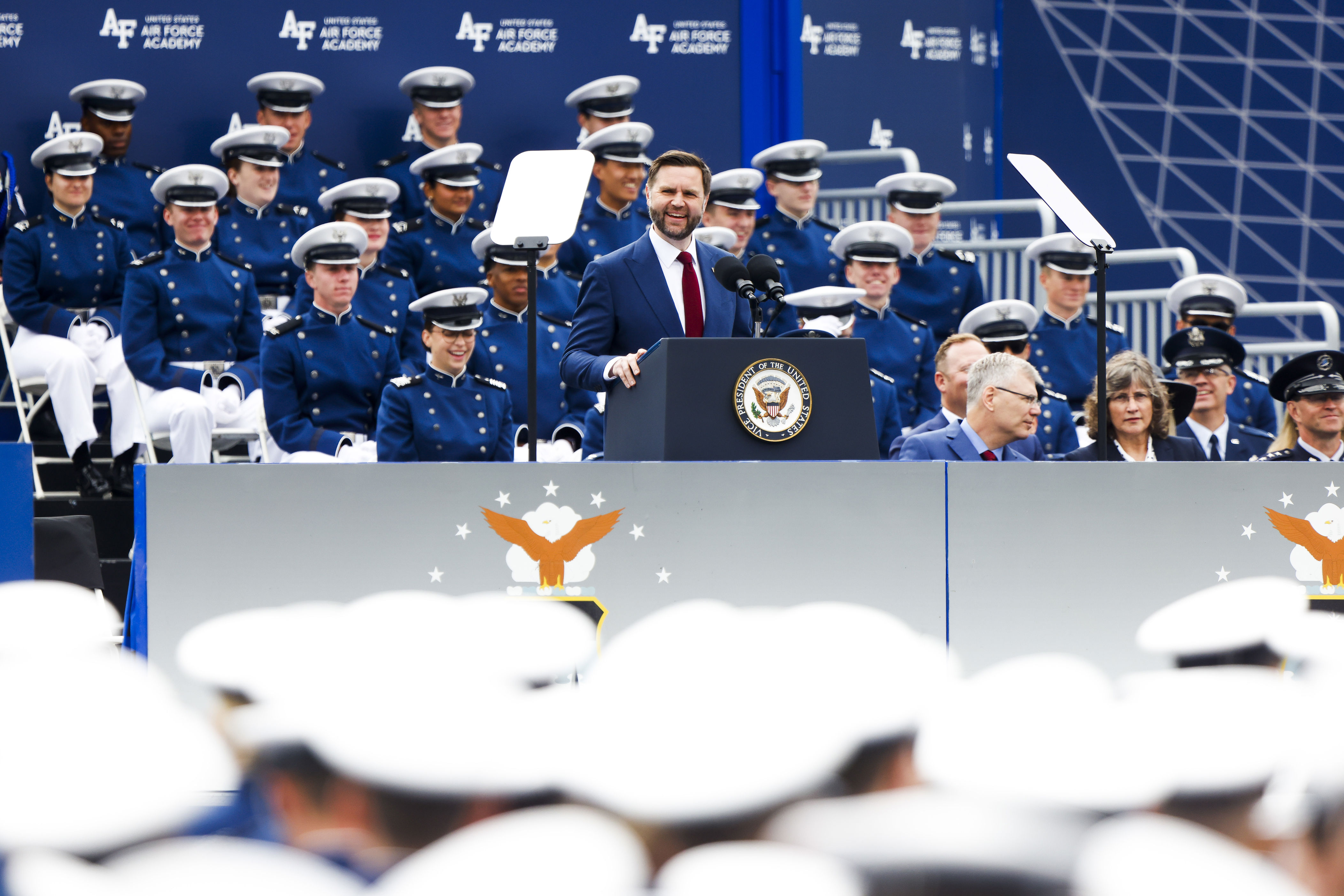 Vance advises Air Force Academy graduates to not concede decision ...