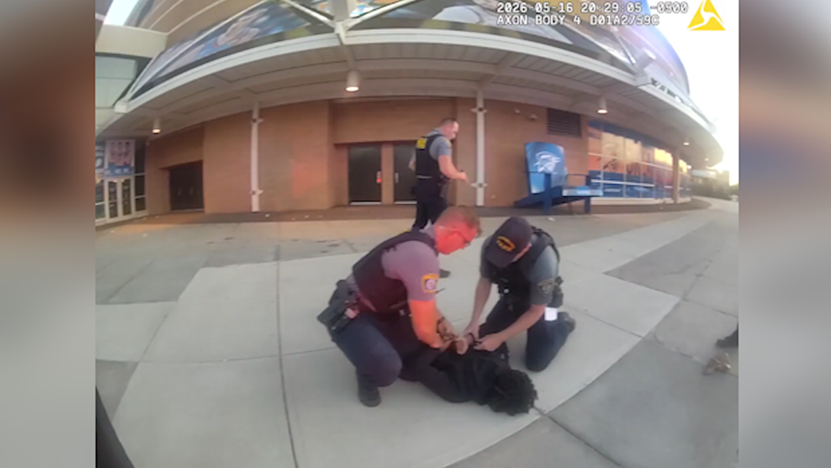 Watch: Bodycam shows teen's arrest after shots fired near Paycom Center ...
