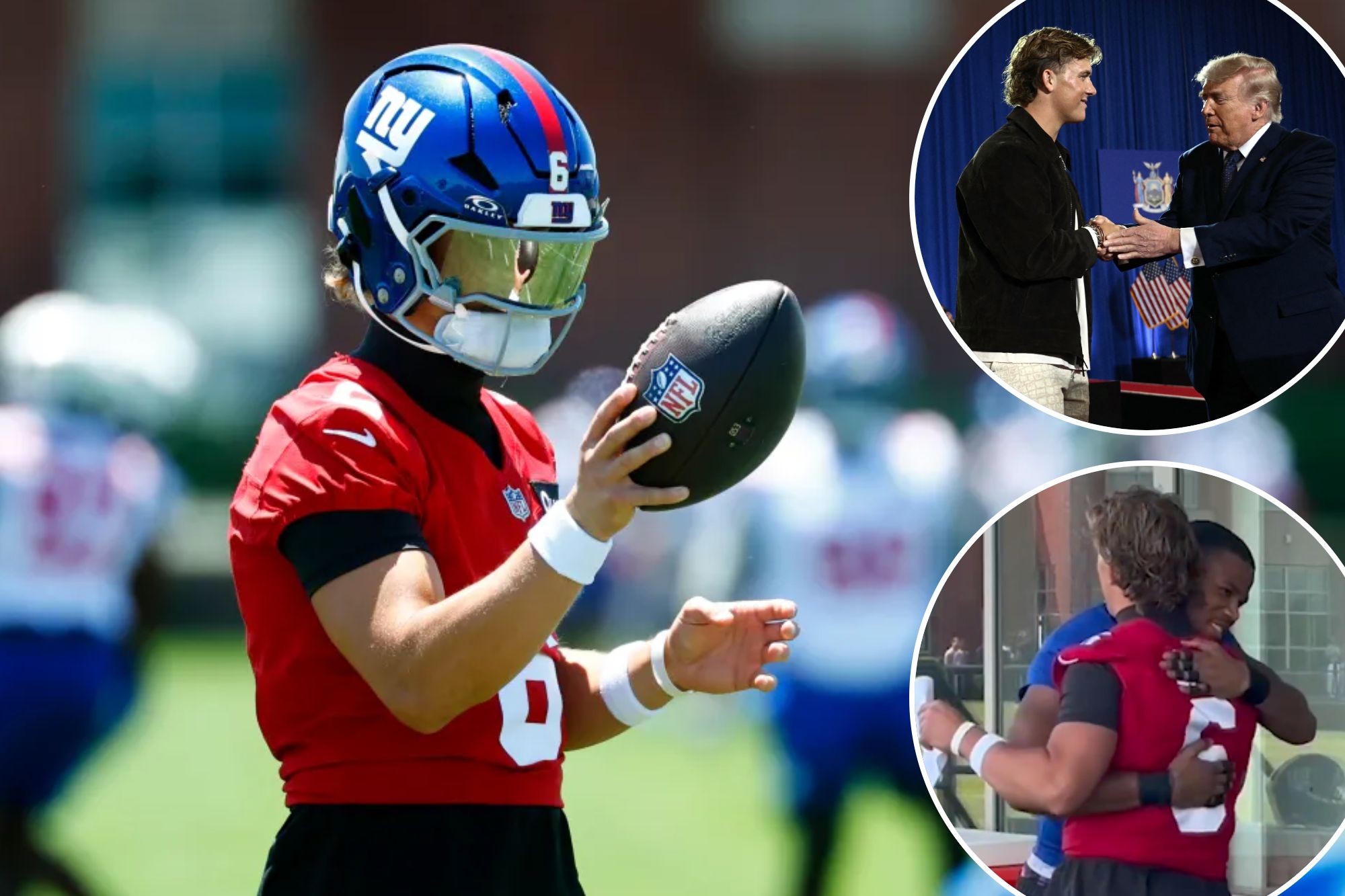 Giants’ Jaxson Dart breaks silence on controversial Trump introduction