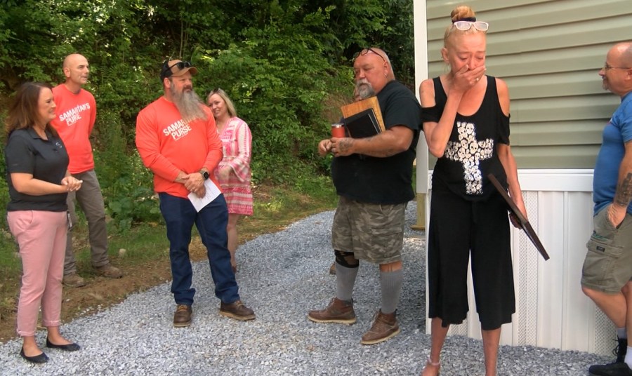 Samaritan’s Purse rebuilds Erwin couple’s home after Hurricane Helene