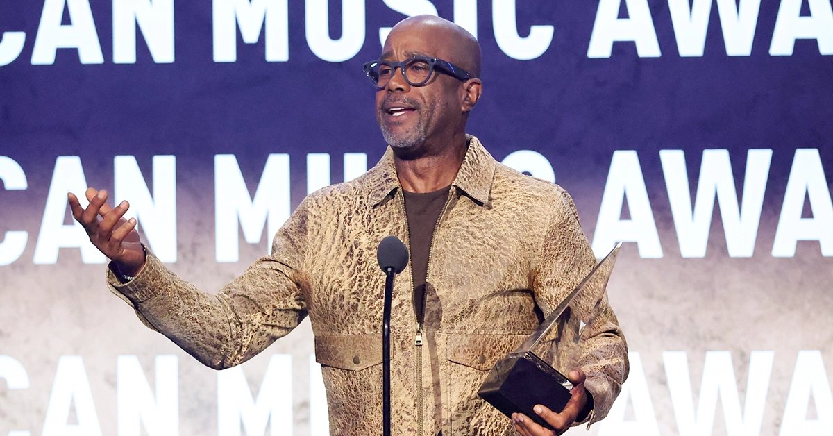 Darius Rucker receives Veterans Voice Award at the 52nd American Music ...