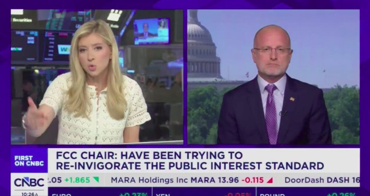 CNBC host hammers Brendan Carr over Disney inquiry: 'You're not trying ...