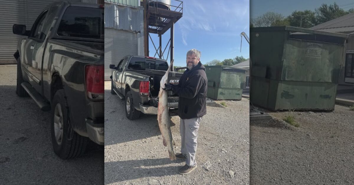 Kansas man breaks over 50-year state record with 63-inch catch