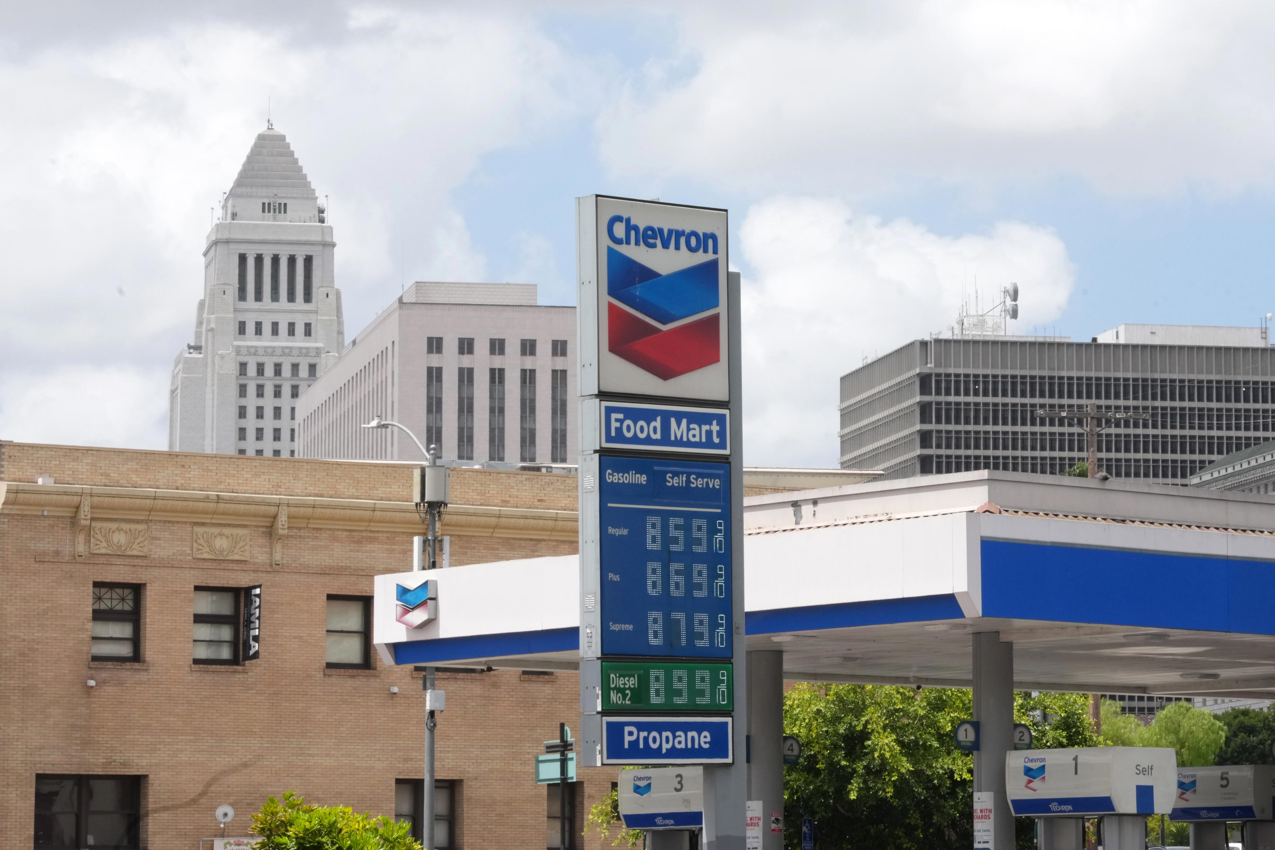 Gas prices per gallon continue to drop across the United States