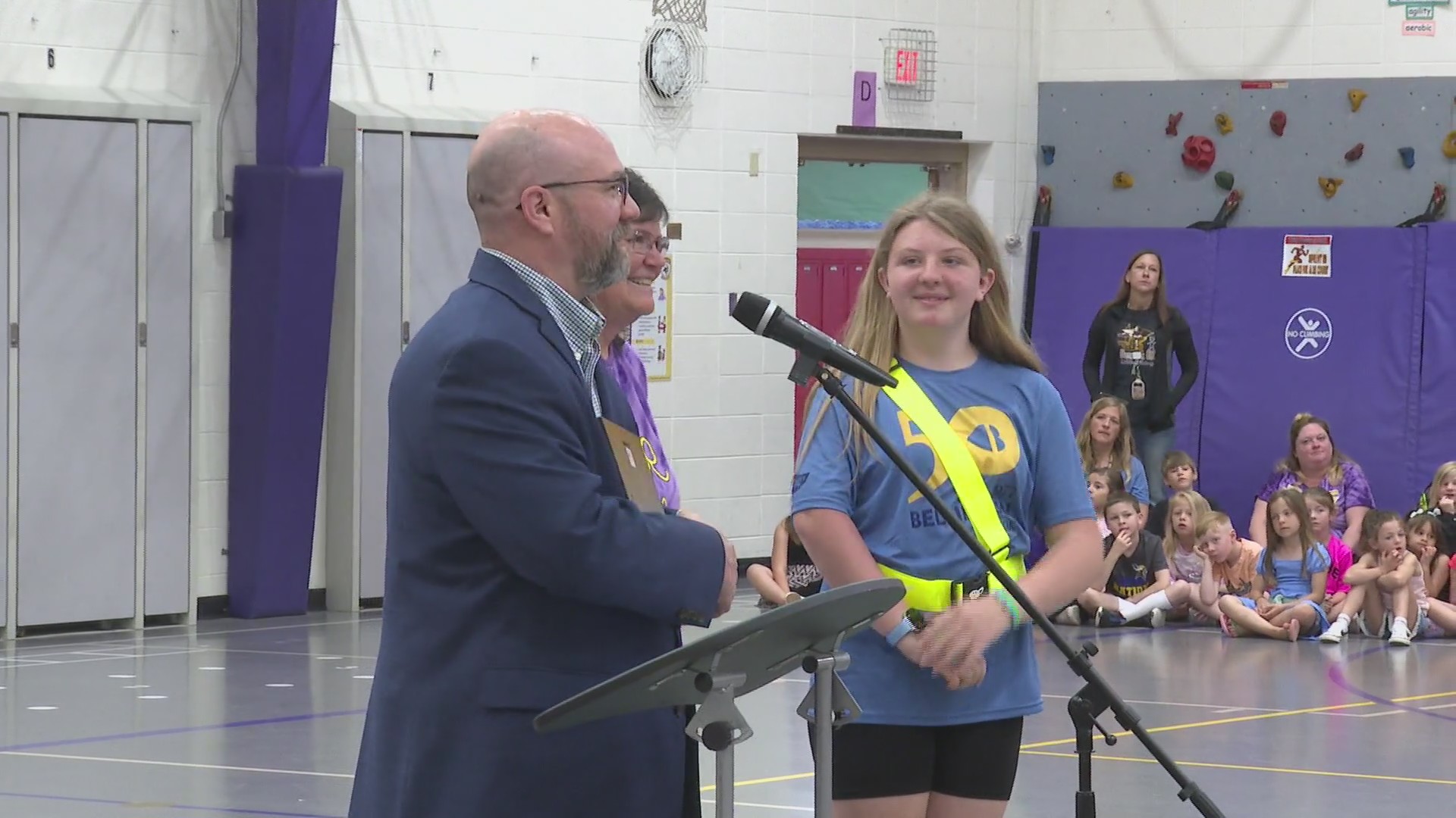Denmark Elementary student honored for leadership and safety