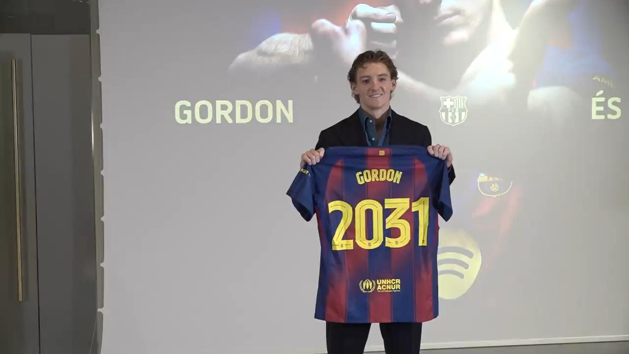'As a kid I knew I would play for Barça' - Gordon fufils destiny with ...