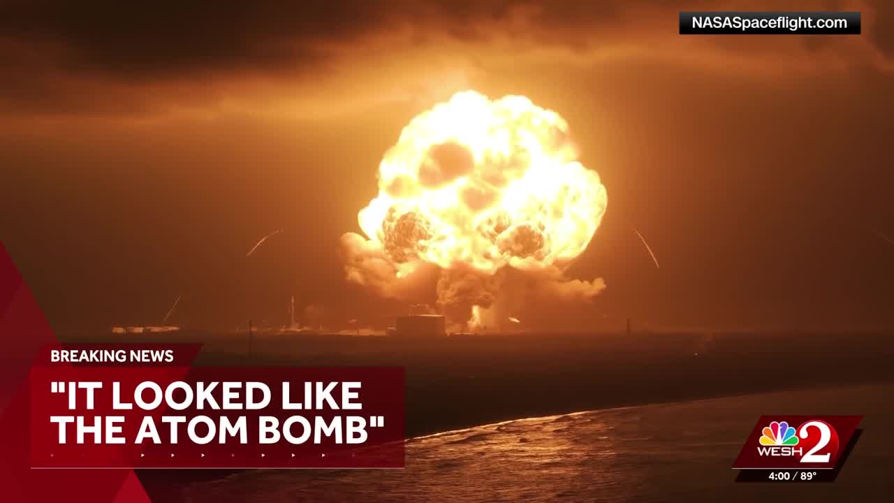 'Looked like the atom bomb': Dozens call 911 after rocket explosion ...
