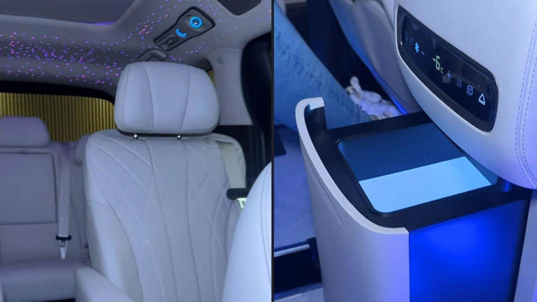 Teto estrelado e geladeira: Maíra Cardi exibe novo carro com itens de luxo