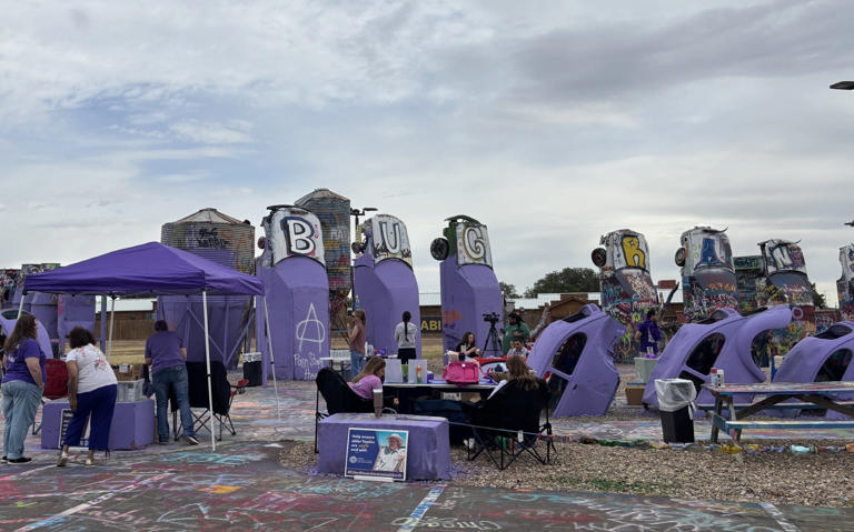 Purple reigns at Slug Bug Ranch for Elder Abuse Prevention Month