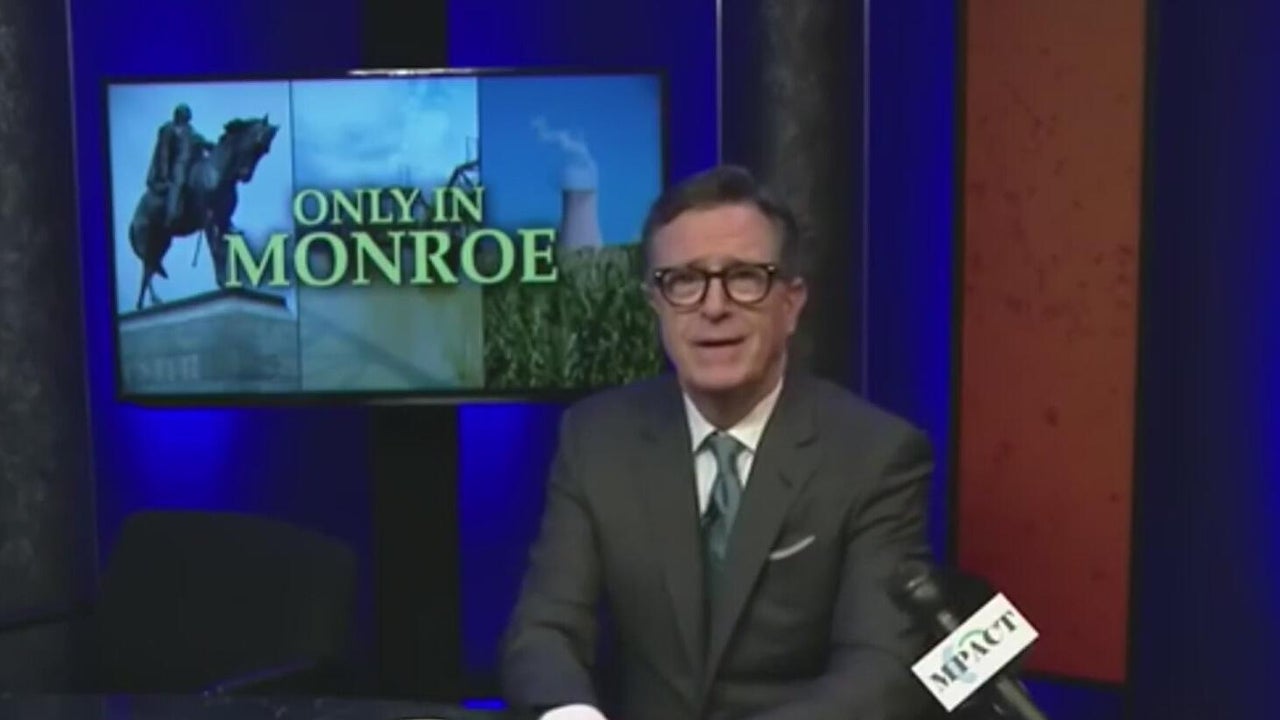 Stephen Colbert auctioning 'Only in Monroe' items