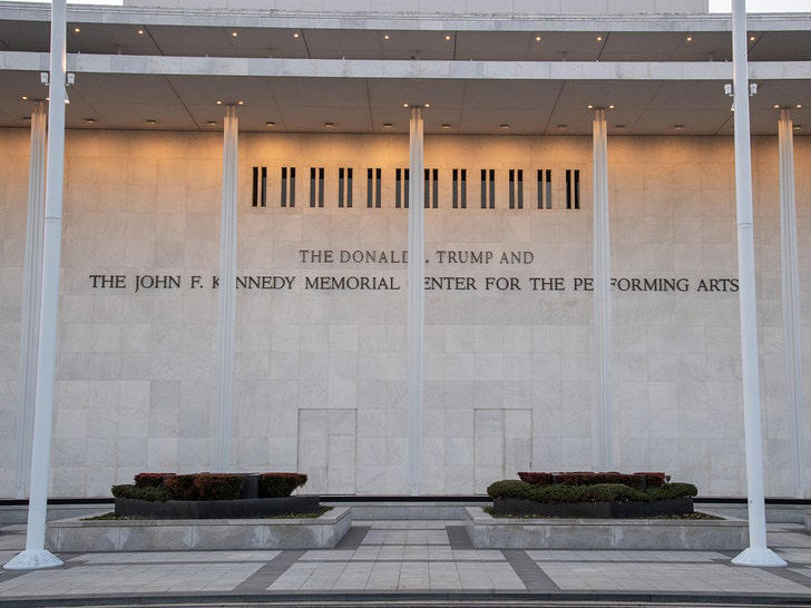 Donald Trump's name being removed from Kennedy Center