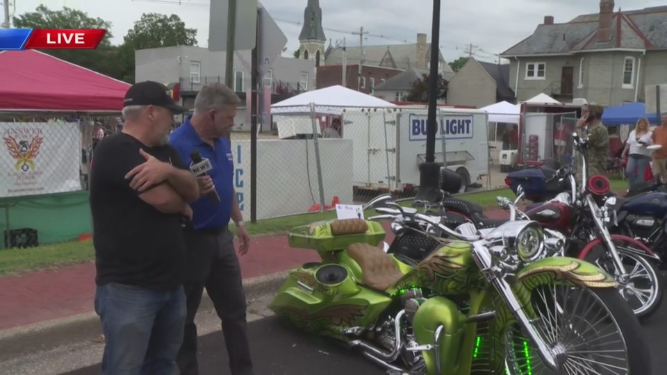 Wayne at the Shrinersfest bike show