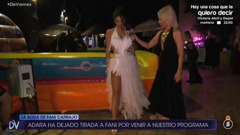 Fani desvela el detalle sorpresa del vestido de su boda con Fran: "No ...