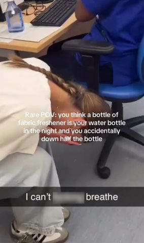 College student accidentally drinks fabric freshener after a night out ...