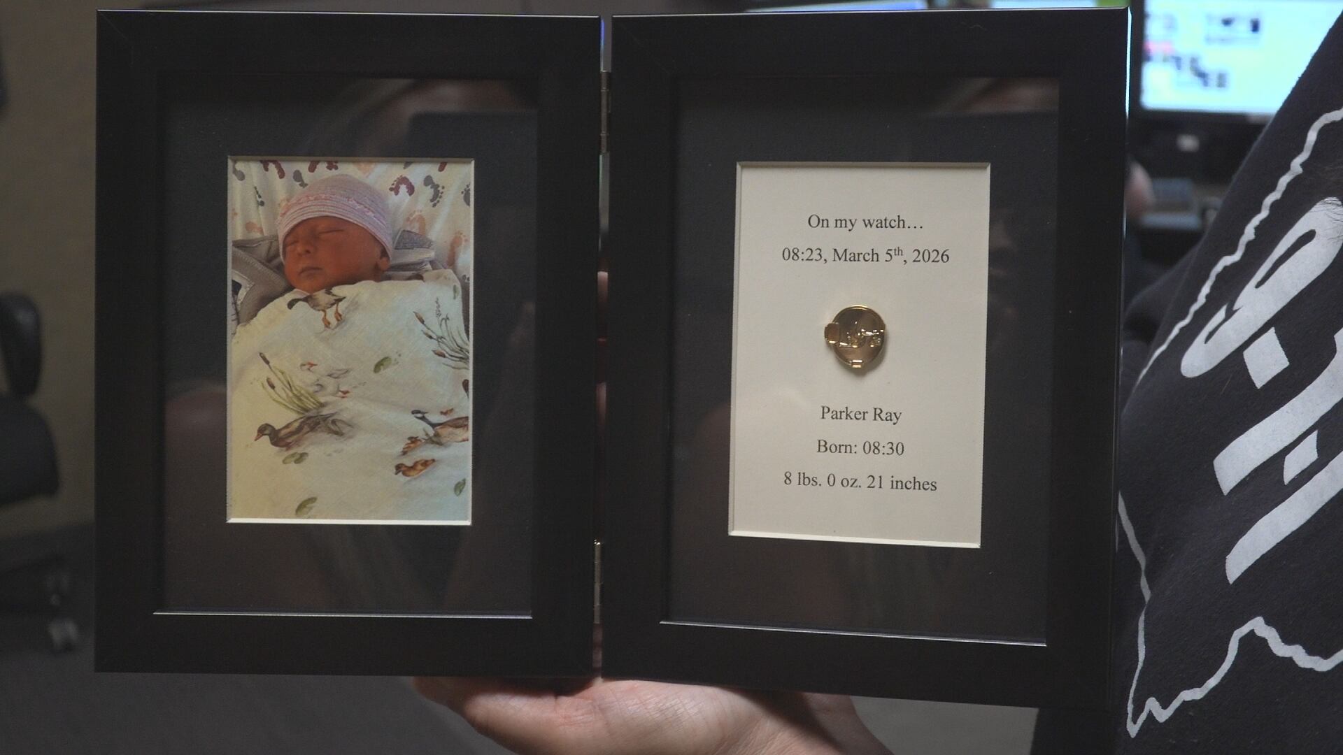 Clay County dispatcher honored for helping deliver baby on Highway 18