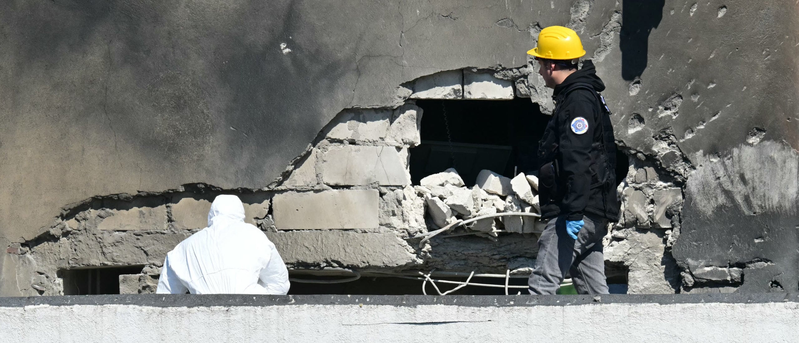 Russian drone hits apartment building in NATO member country
