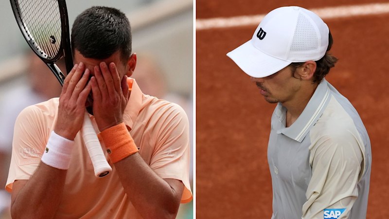 Djokovic, De Minaur knocked out of Roland-Garros as young stars emerge
