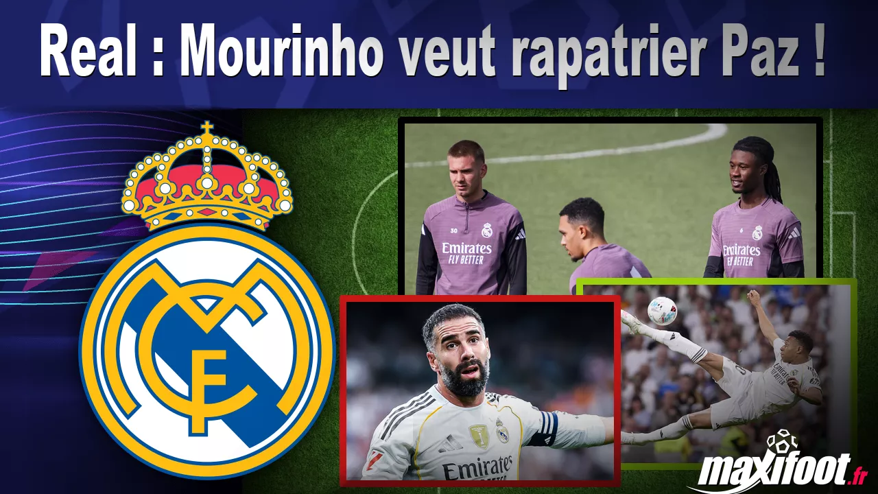 Mercato Real : Mourinho veut rapatrier Paz
