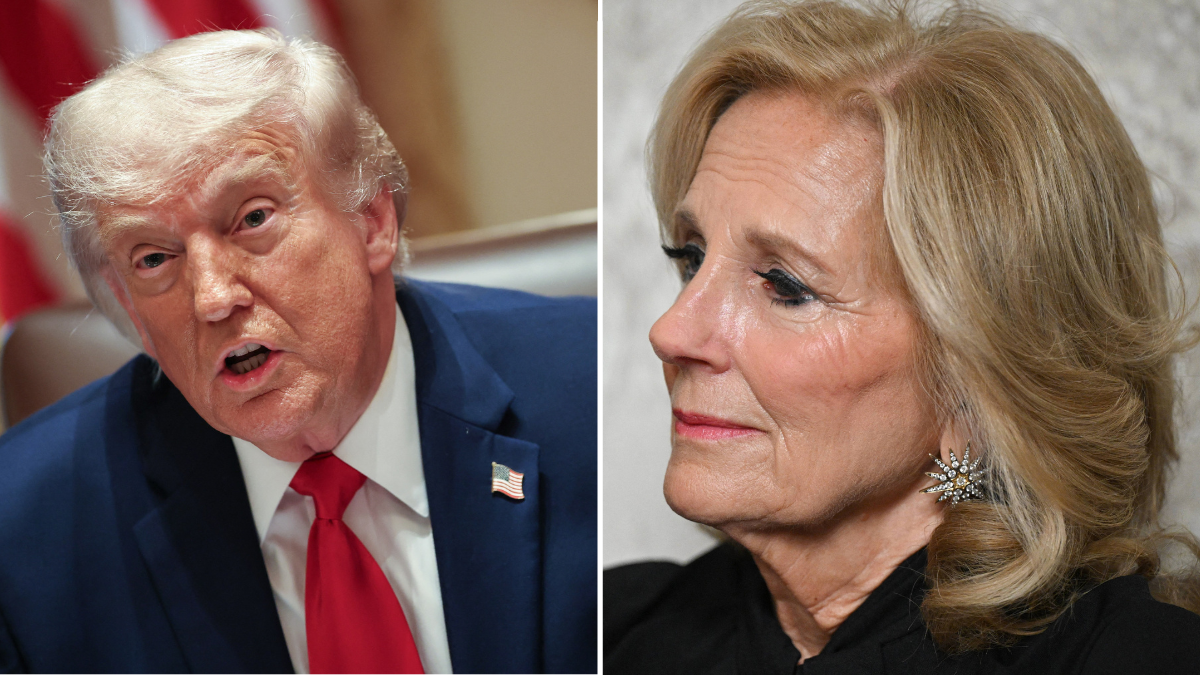 Donald Trump goes nuclear on Jill Biden