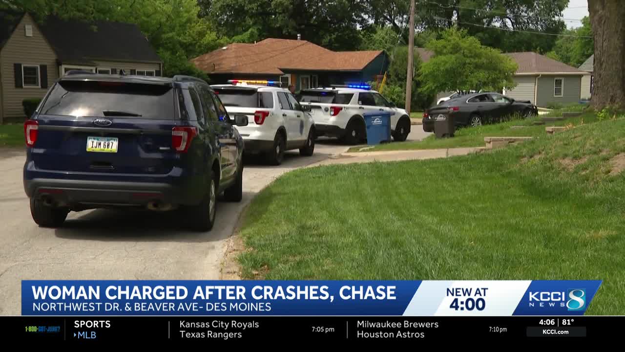Urbandale woman arrested after multiple hit-and-run reports in Des Moines