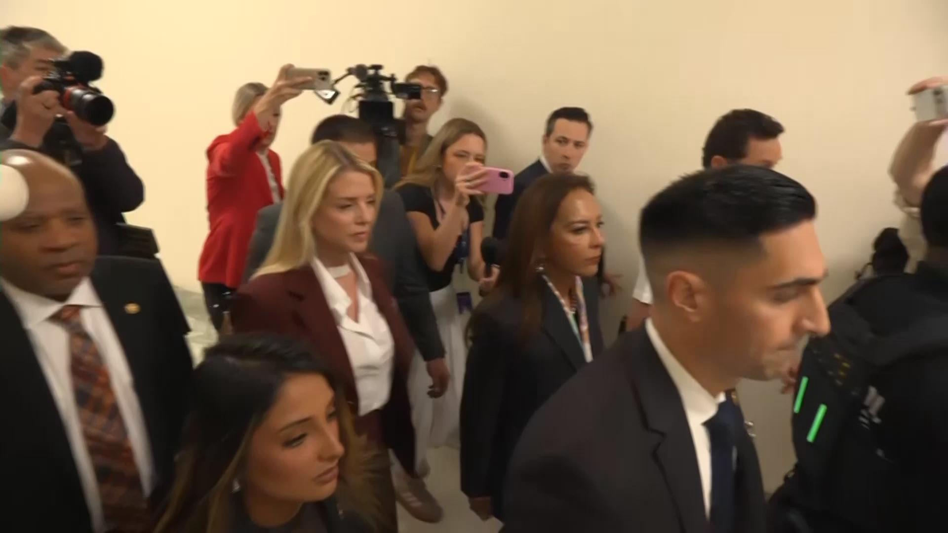 Bondi refuses to answer lawmakers' questions about Trump ties to ...