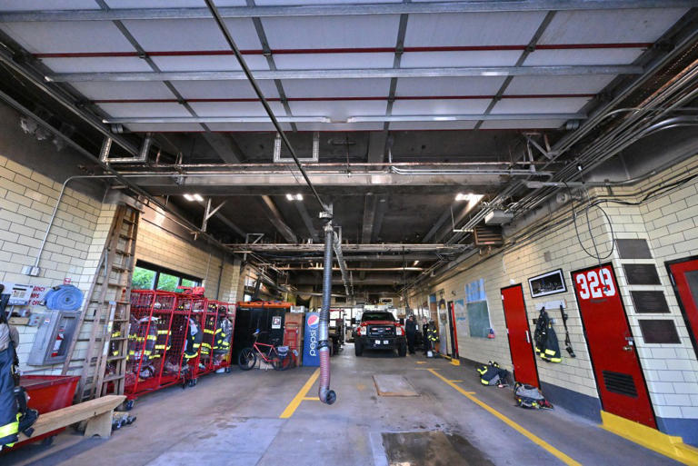 See it: Dilapidated FDNY firehouses plagued by huge leaks, collapsed ...