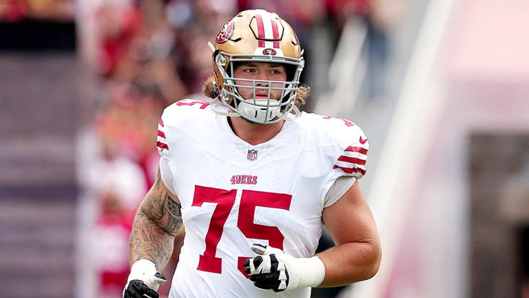 Colton McKivitz on 49ers' left guard battle: 'Connor Colby's come a ...