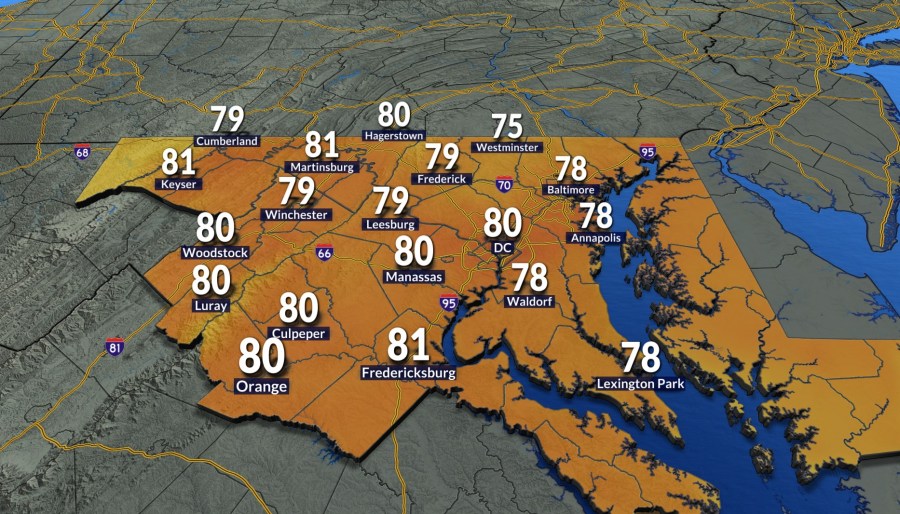 Breezy & sunny skies heading through the weekend