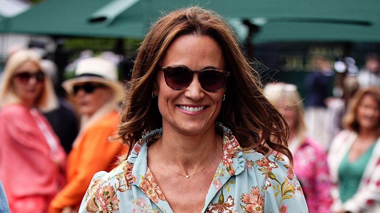 Pippa Middleton's breezy floral jumpsuit is perfect for post-heatwave