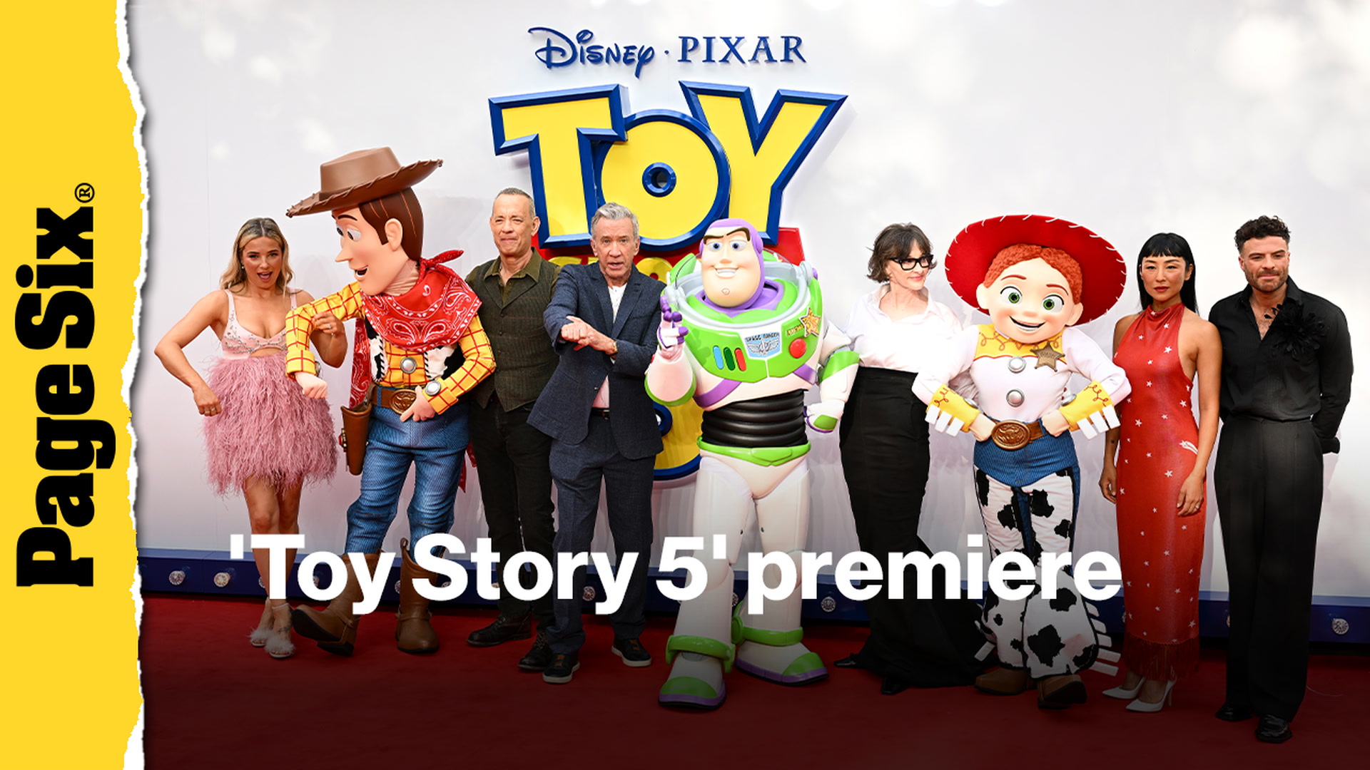 'Toy Story 5' premiere: Tim Allen, Tom Hanks and more on the red carpet