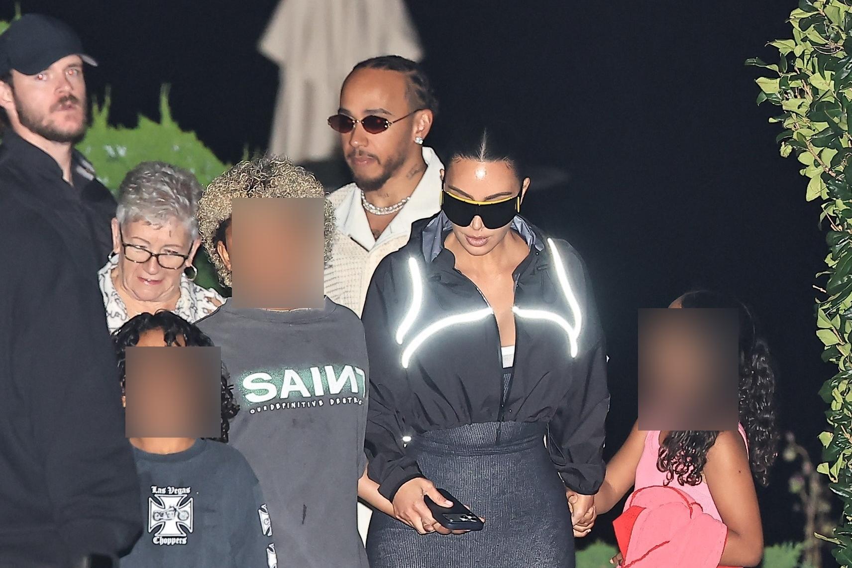 Lewis Hamilton et Kim Kardashian se sont présentés leurs mamans, Kris ...