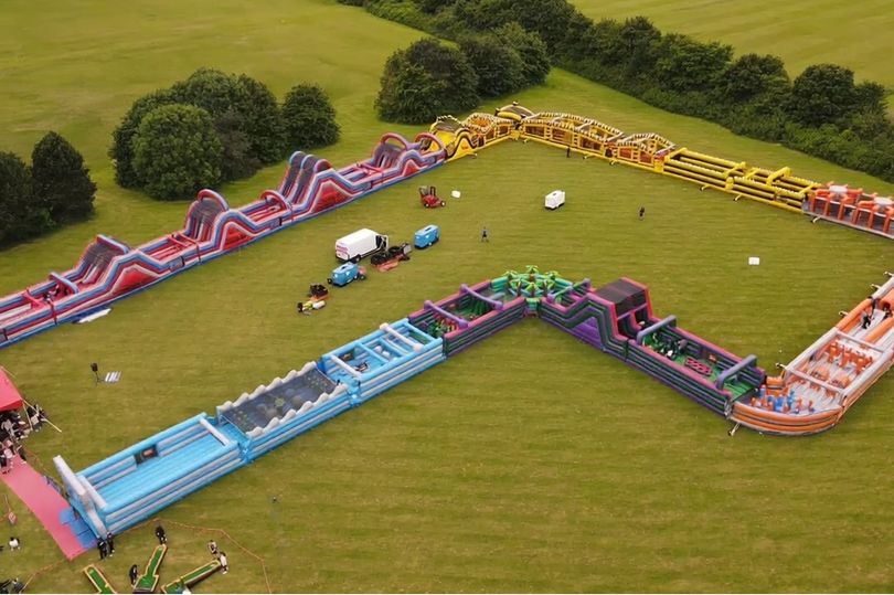 UK's largest inflatable obstacle course comes to Dalkeith Country Park ...