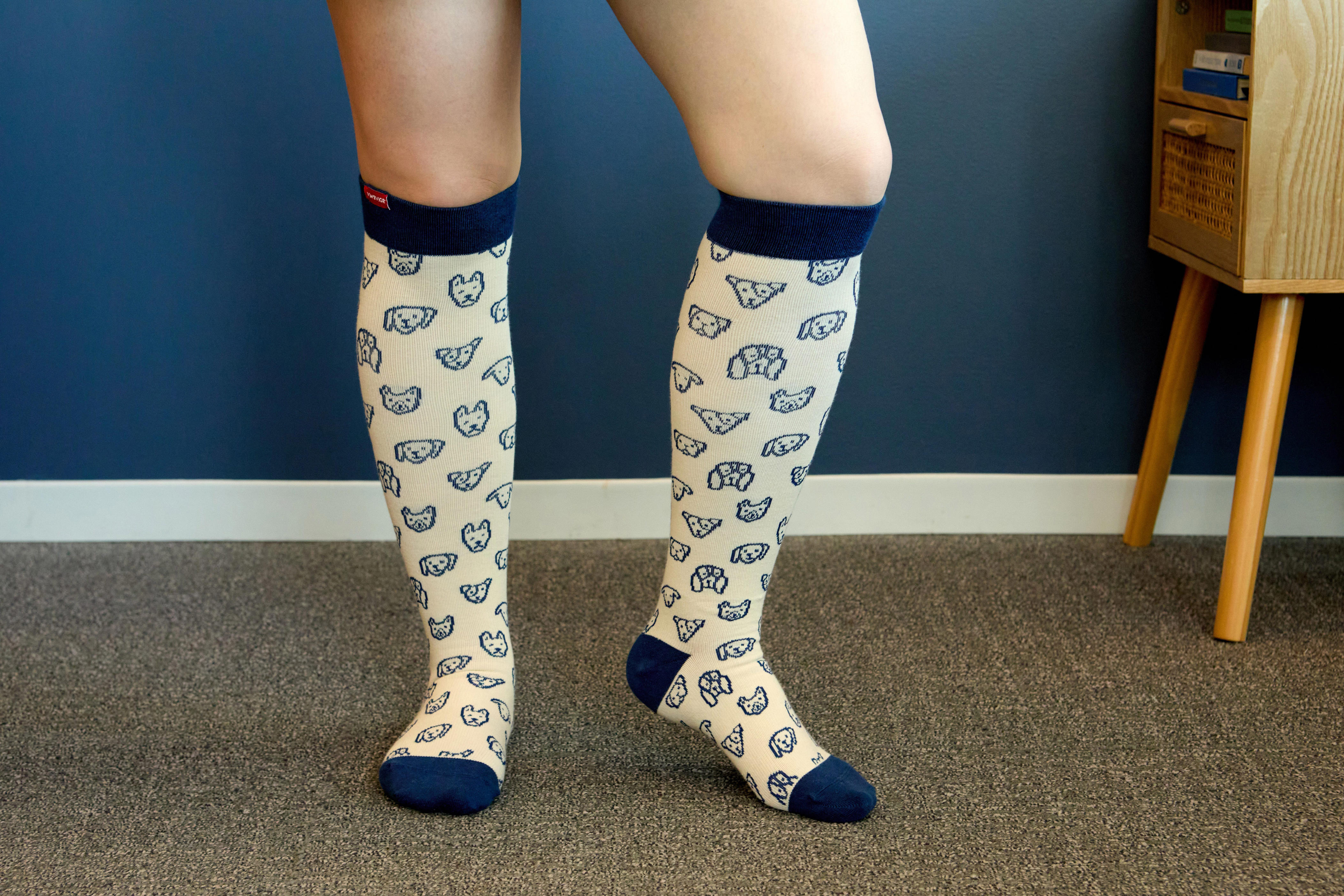 I never fly without these compression socks