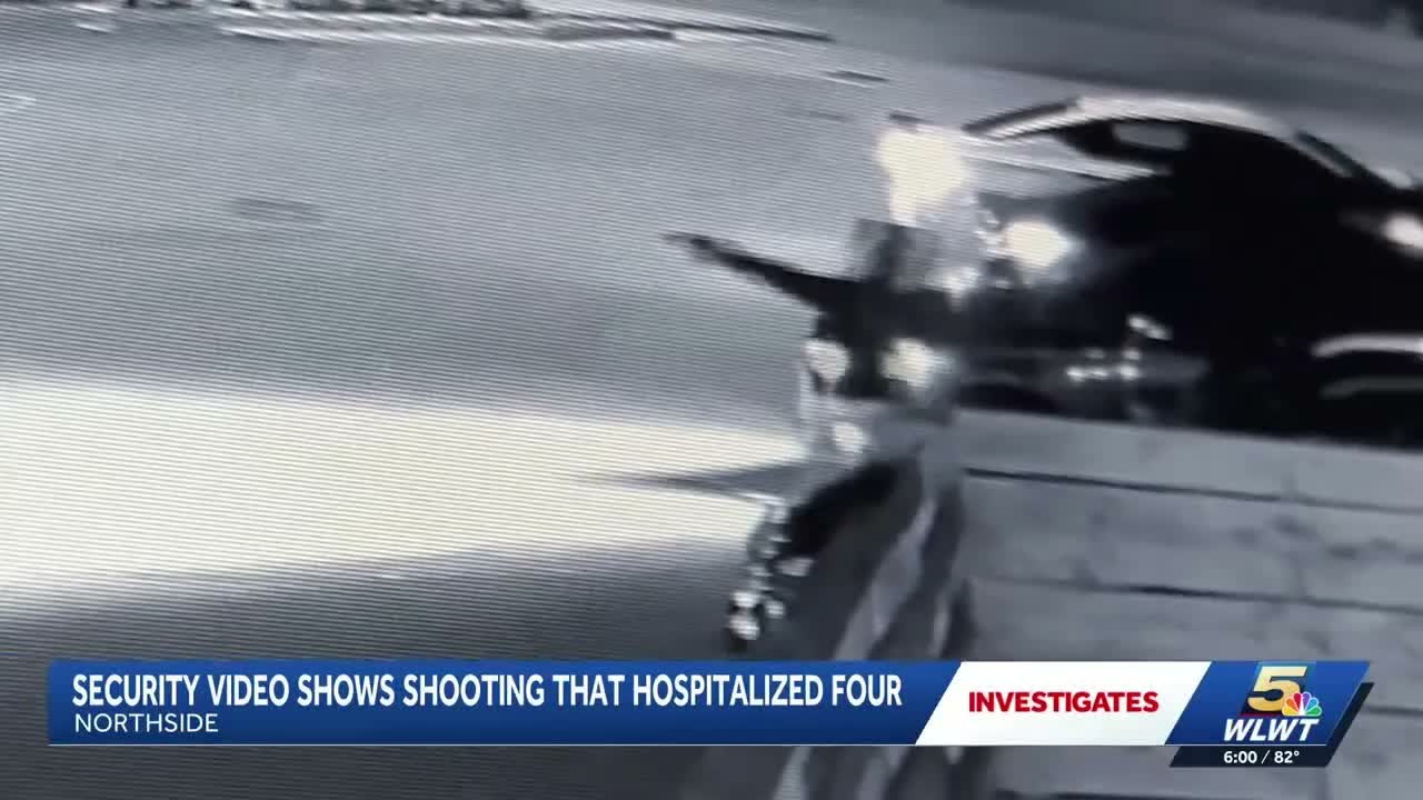 Security video captures Northside parking lot shooting that ...
