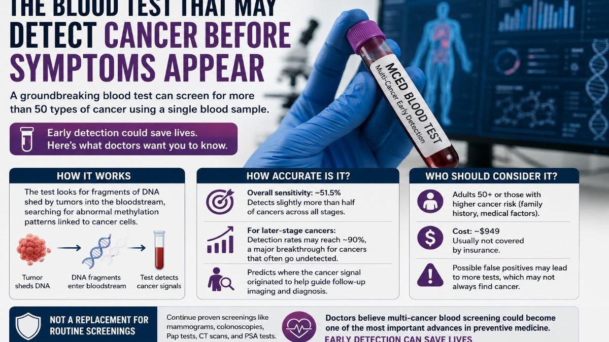 Could this blood test detect cancer before symptoms appear? What you ...
