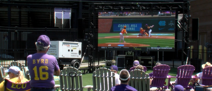 Fans gather in Greenville to watch ECU’s NCAA tournament regional ...