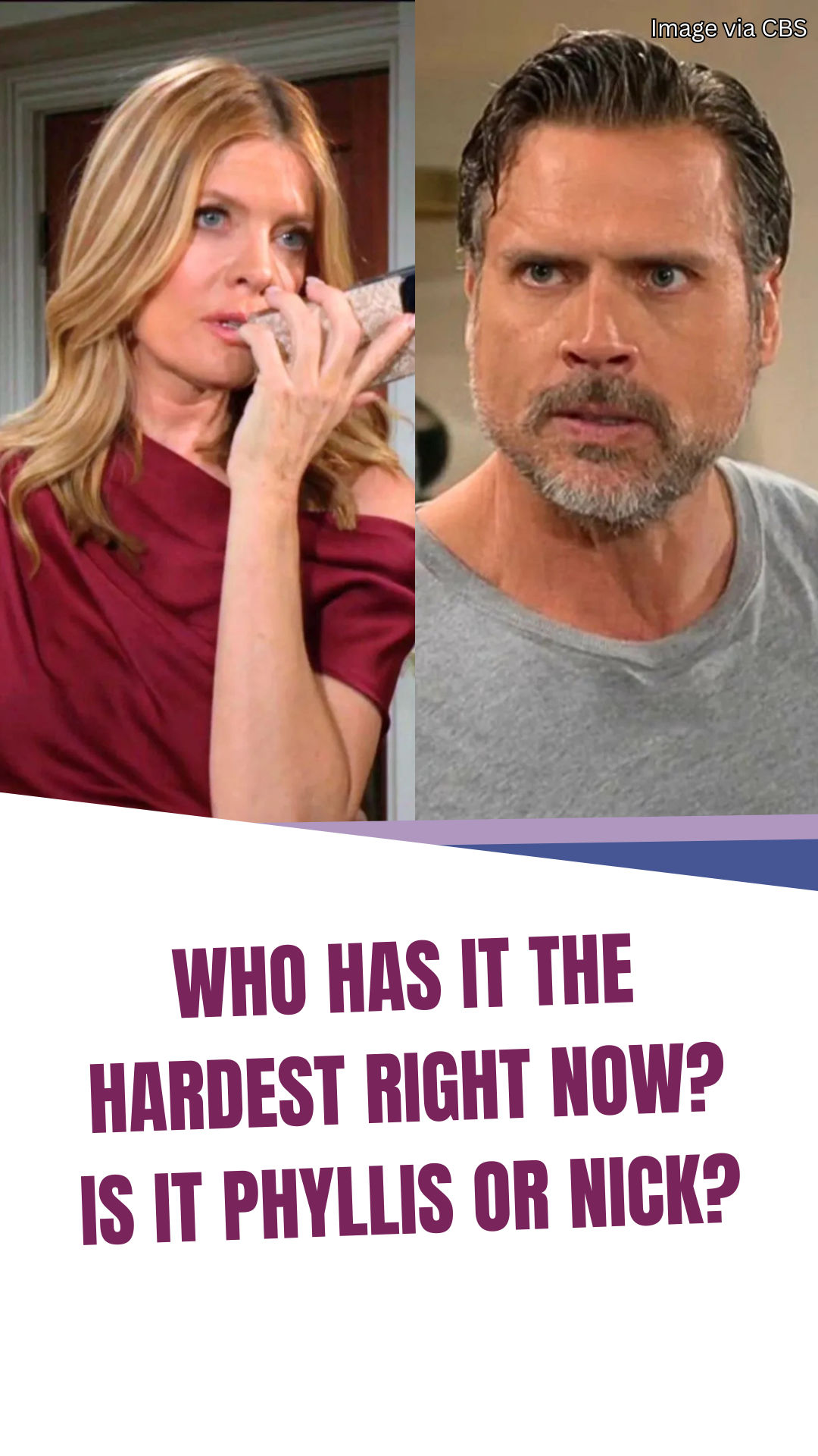 Who has it the hardest right now? Is it Phyllis or Nick?