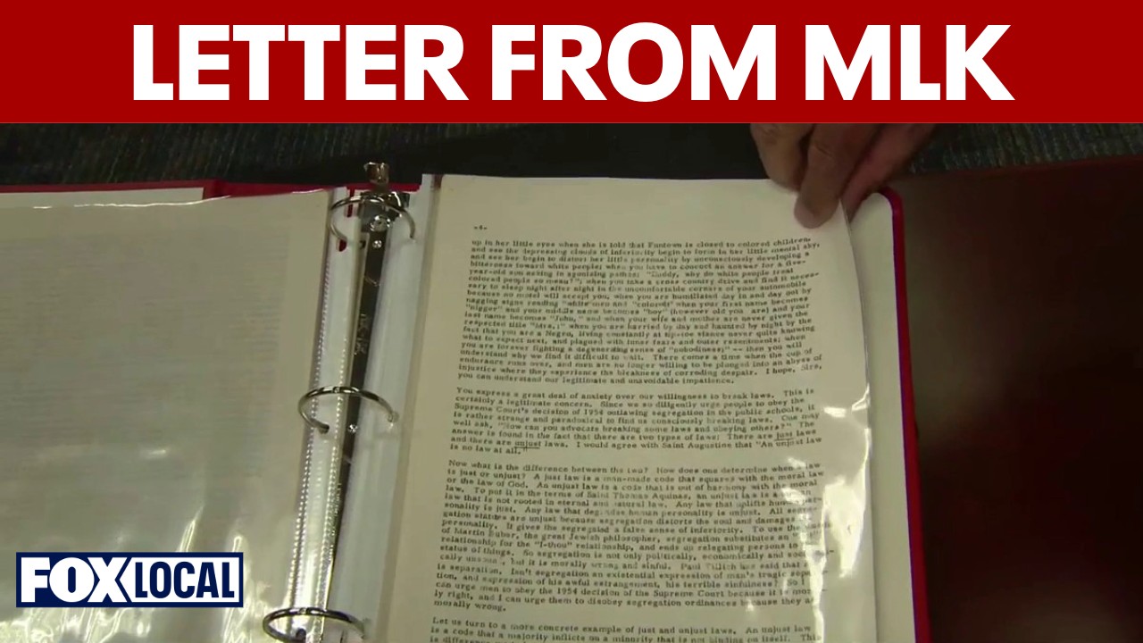 Draft of MLK's 'Letter from Birmingham Jail' on display in Alexandria