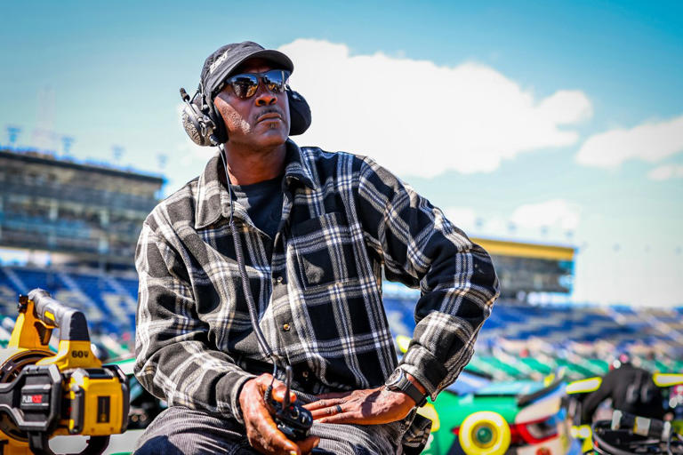Michael Jordan NASCAR race team member arrested after allegedly running ...