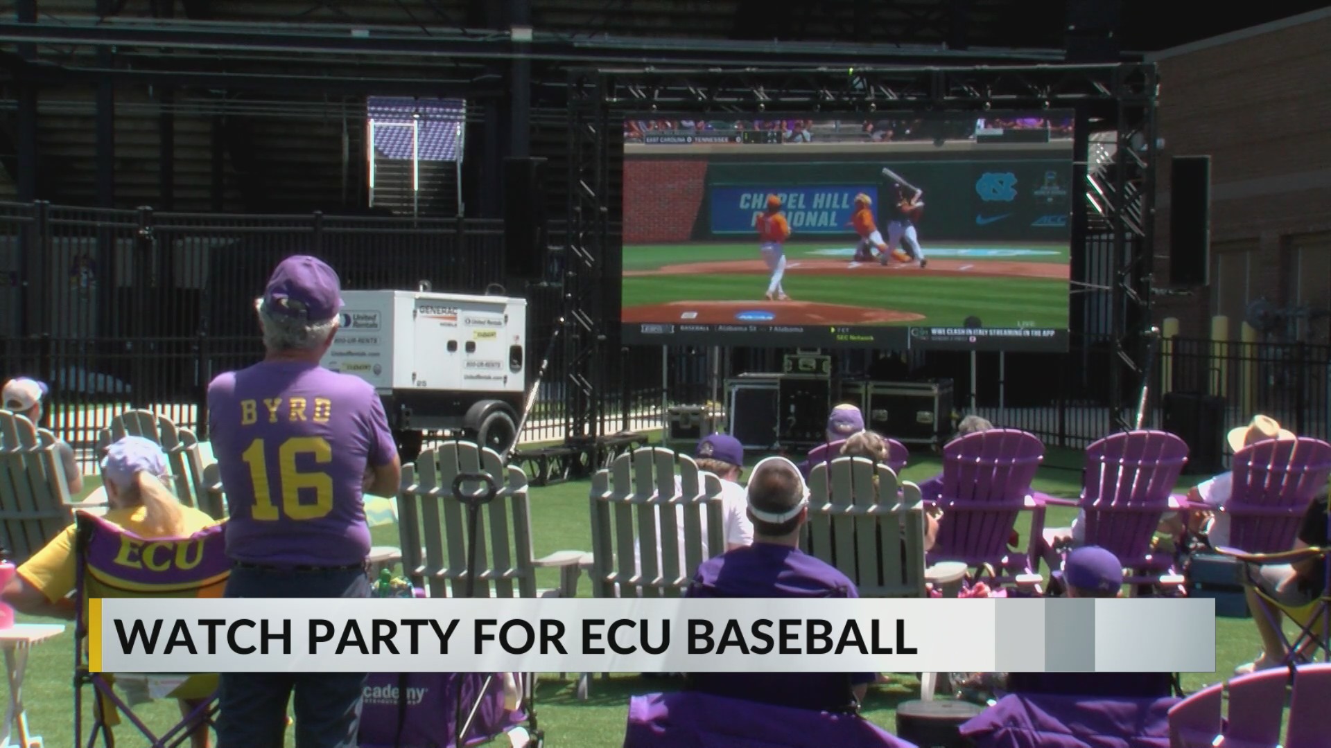 Fans gather in Greenville to watch ECU's NCAA tournament regional ...
